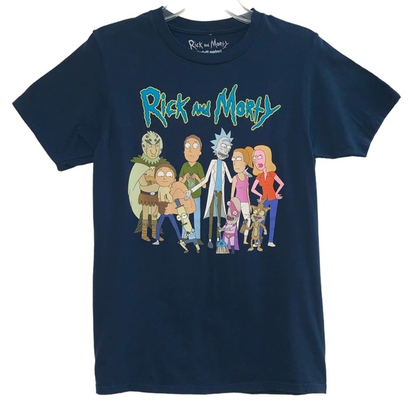 Ripple Junction | Shirts | Ripple Junction Mens Rick Morty Cast Crew ...